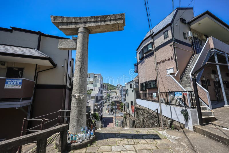 May 14 2024 a Sanno Shrine One Legged Torii Gate Editorial Image ...