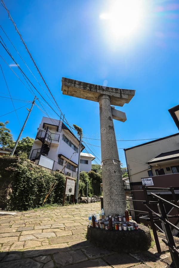 May 14 2024 a Sanno Shrine One Legged Torii Gate Editorial Stock Photo ...