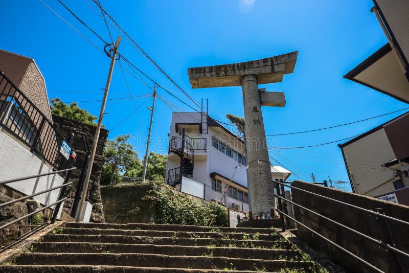 May 14 2024 a Sanno Shrine One Legged Torii Gate Editorial Photography ...