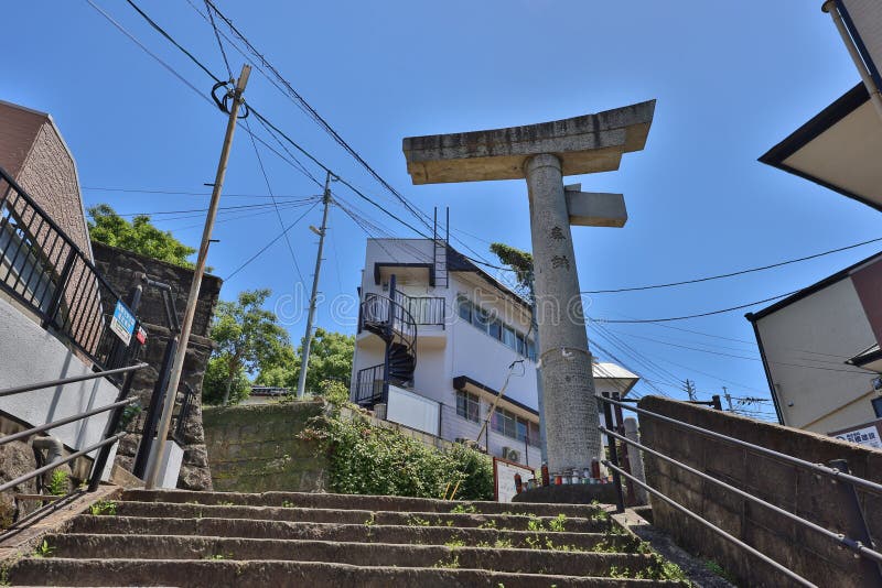 May 14 2024 a Sanno Shrine One Legged Torii Gate Editorial Stock Image ...