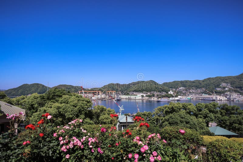May 14 2024 Scenery in the Glover Garden, Nagasaki, Japan Editorial ...