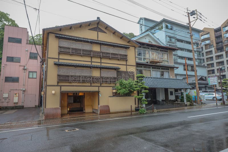 May 12 2024 the Street Scape of the Takeo Onsen at Sega, Japan ...