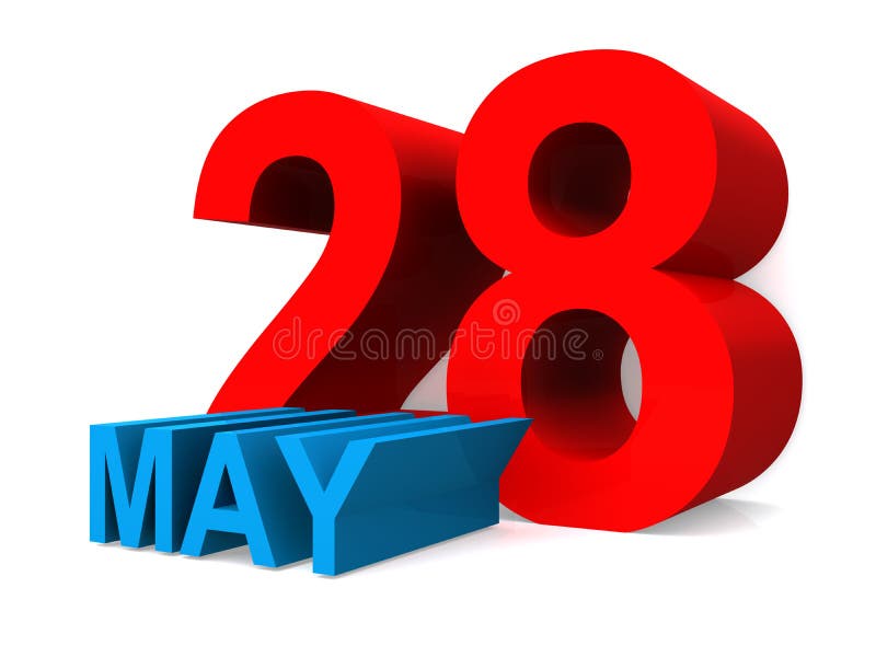 May 28 stock illustration. Illustration of text, artistic - 133647239