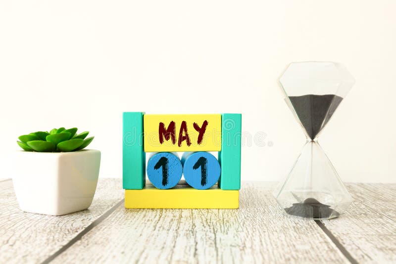 11 May Text on Wooden Blocks with Customizable Space for Text or ...