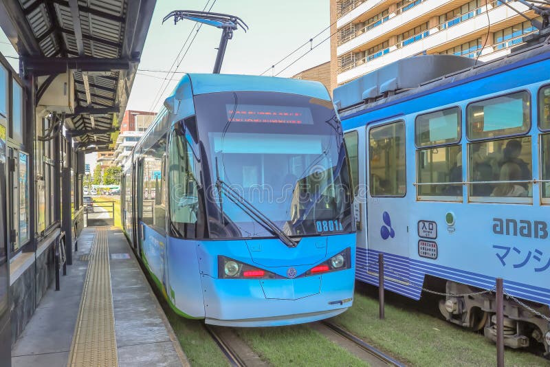 May 17 2024 Tram Running on the Streets of Kumamoto Editorial Photo ...