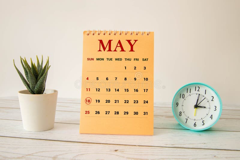 May 18 - from Wooden Blocks with Letters, Important Date Concept Stock ...