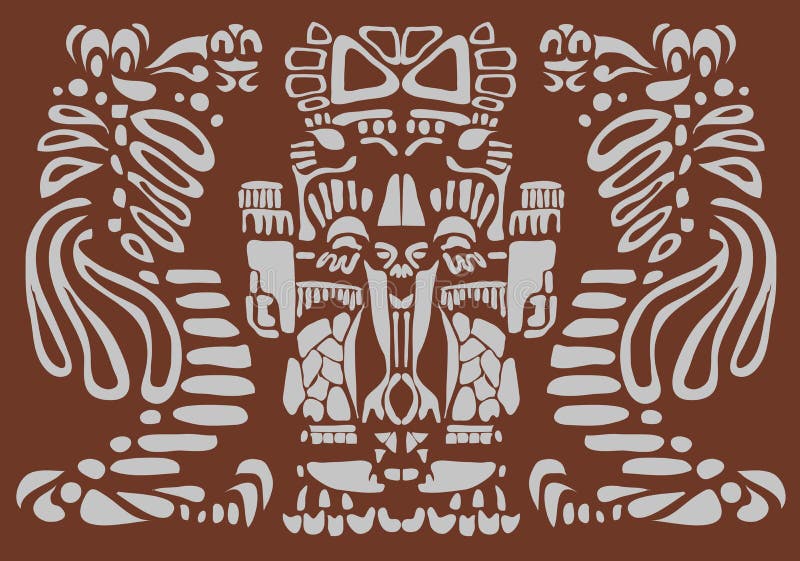 Maya art stock vector. Illustration of artistic, decorative - 78581302