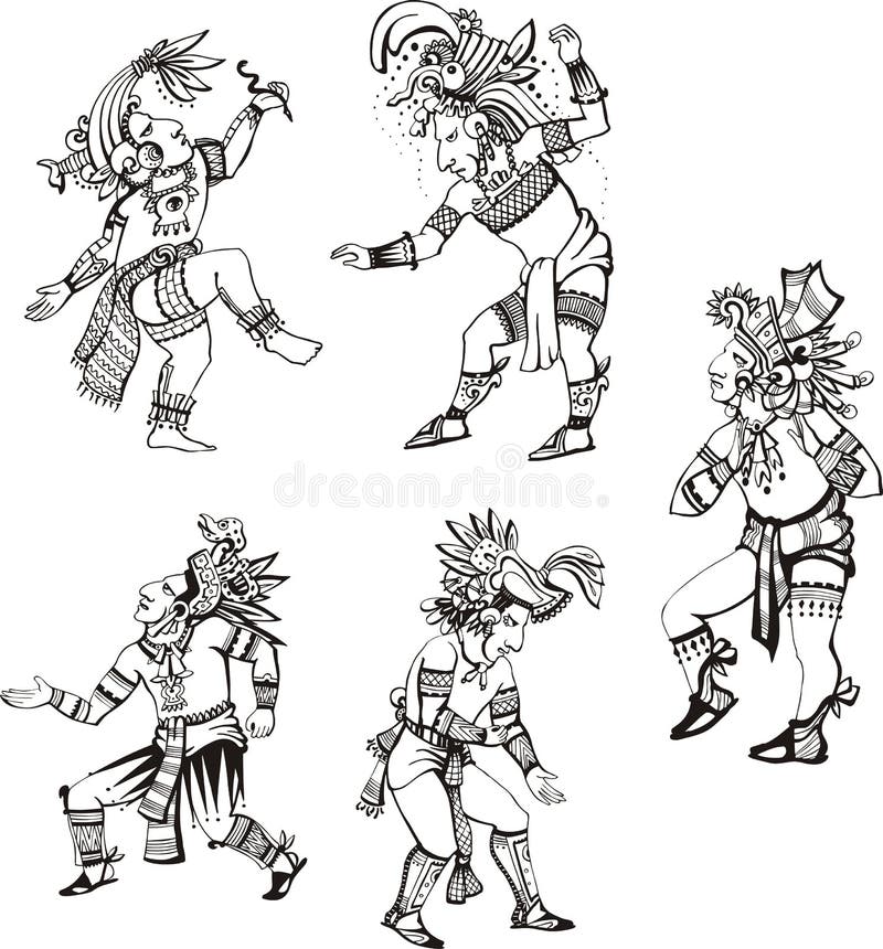 Maya Characters Stock Illustrations – 110 Maya Characters Stock ...