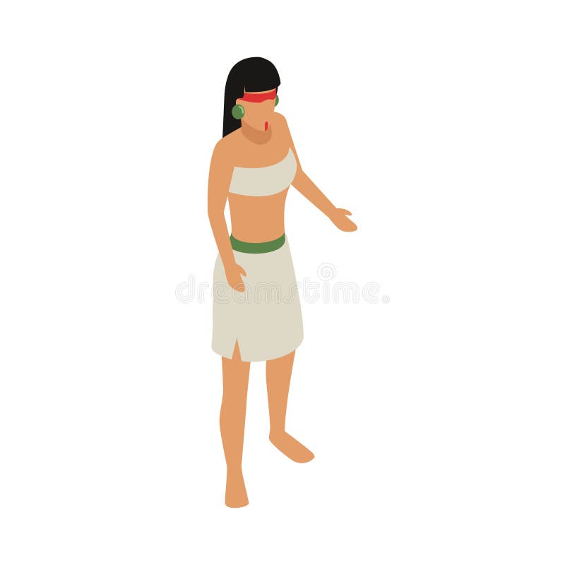 Isometric Maya Idol stock vector. Illustration of creative - 273647824