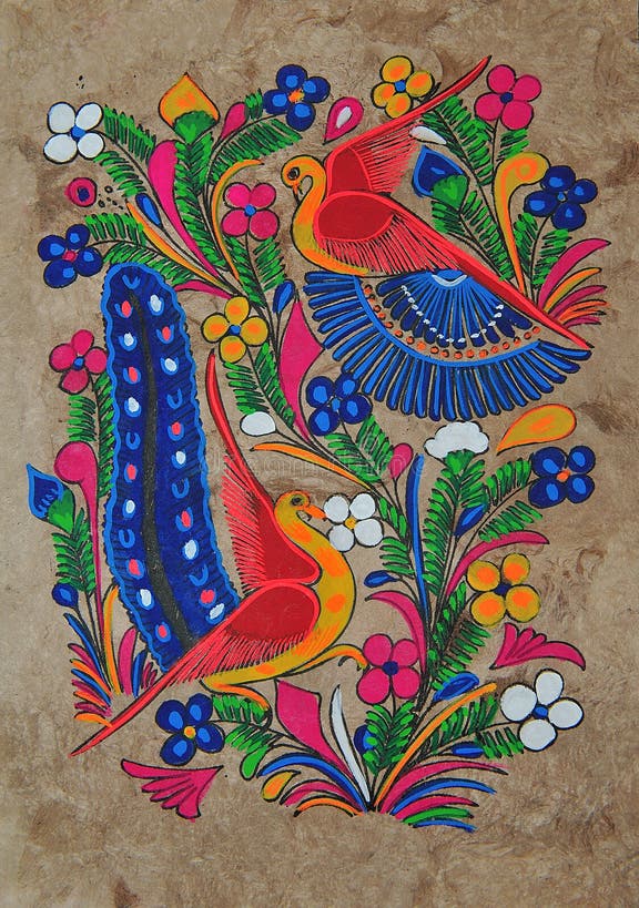 Maya drawing stock image. Image of maya, orange, blue - 18686691