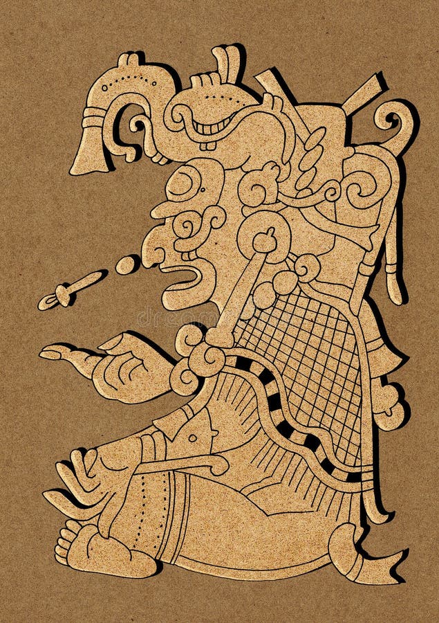 Maya - Illustration De Codex Maya De Dresde Illustration Stock ...