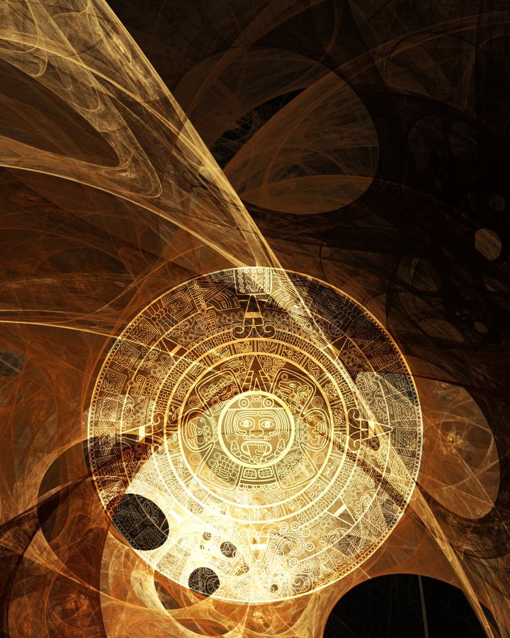 Maya prophecy stock illustration. Illustration of apocalyptic - 13332048