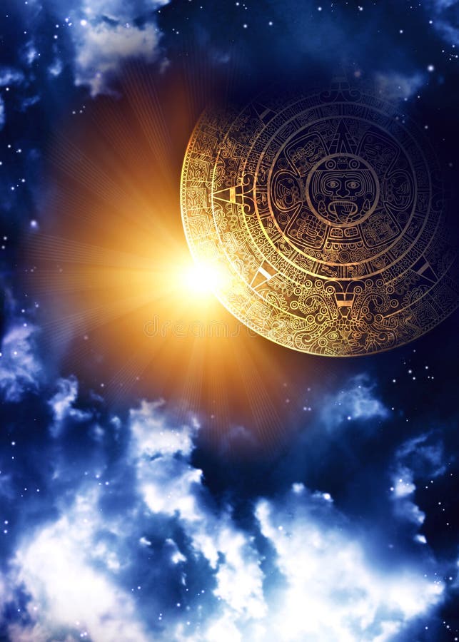 Maya prophecy stock illustration. Illustration of accurate - 14396047