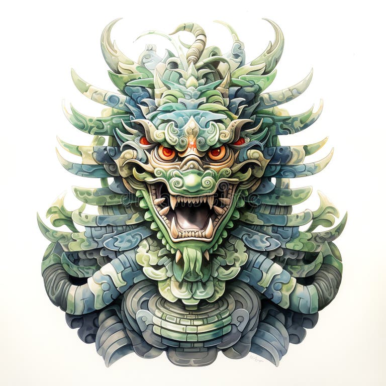 Maya Serpent Deity Linked To the Feathered Serpent Deity Kukulkan ...