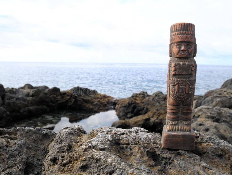 Maya Statue stock image. Image of sculpture, historic - 243101807