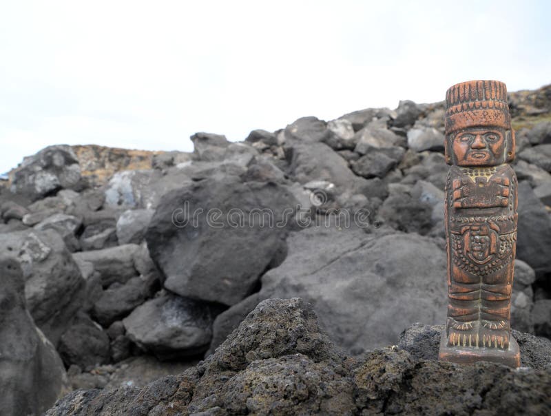 Maya Statue stock photo. Image of archeology, ancient - 243101788