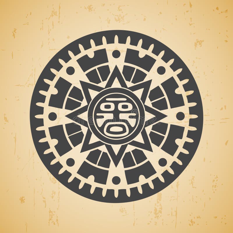 Mayan sun god tattoo - Dmhtattoos.com