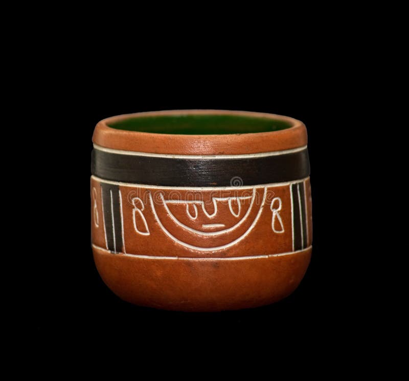 Maya vaas stock afbeelding. Image of decoratie, verfraaid - 21587723