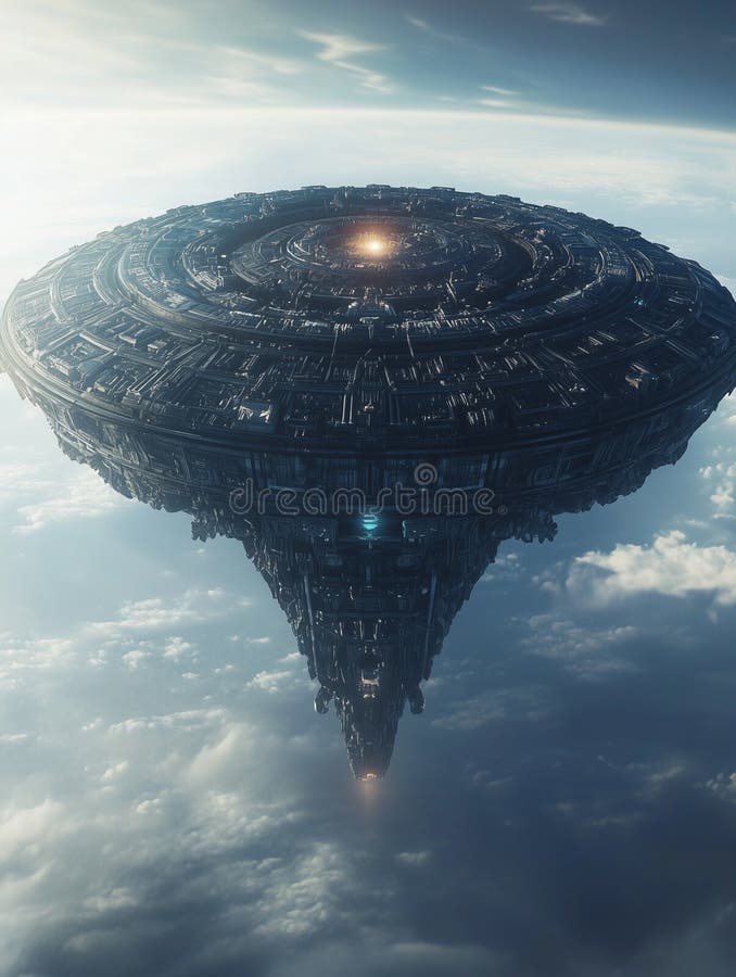 Mayan AI-controlled Eclipse Machine Hovers Above Clouds, Showcasing ...