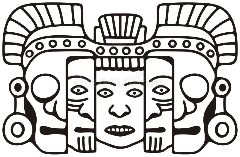 Mayan People Clipart Drawings