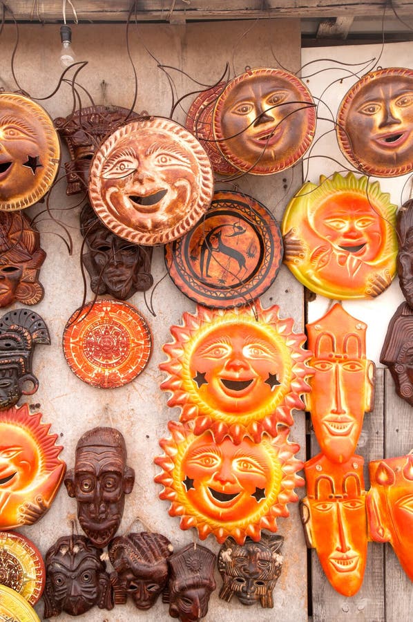 Mayan Masks stock image. Image of craftsmanship, face - 24628775