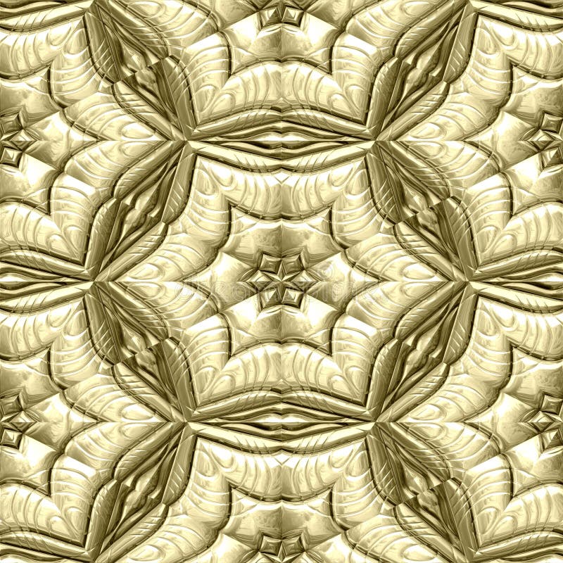 Mayan Ornaments Seamless Hires Generated Texture Stock Illustration ...