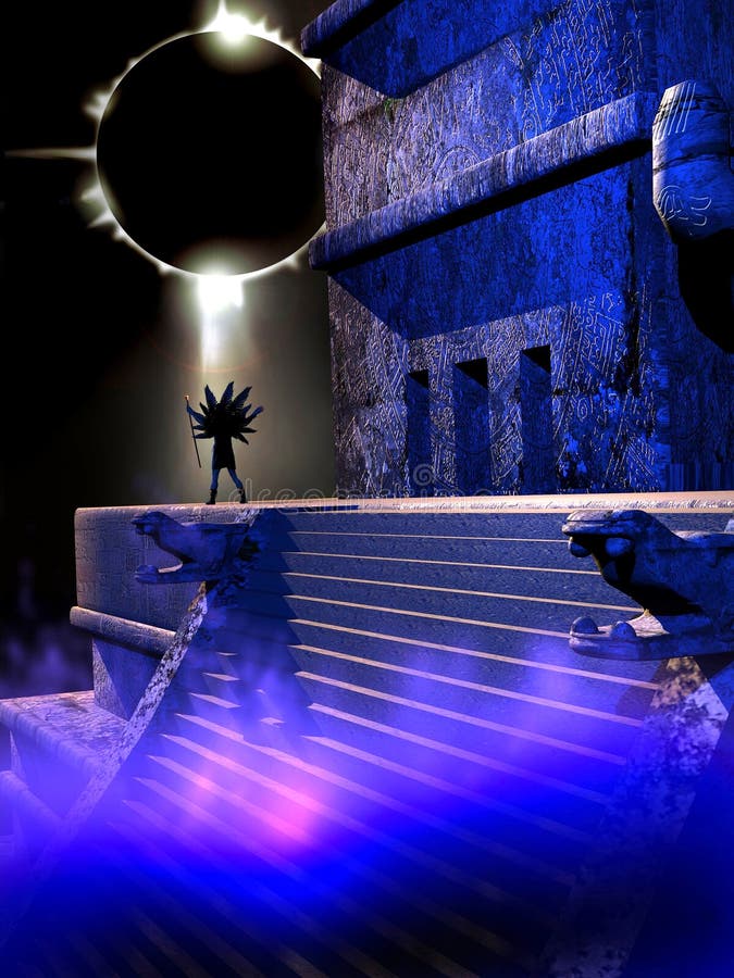 Dark Priest with Sphere Isolated Stock Illustration - Illustration of ...