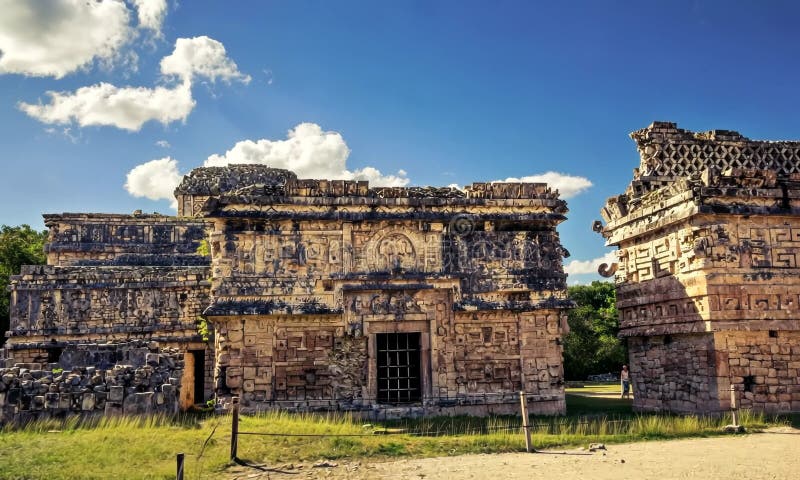 Mayan Pyramid, Chichen Itza, Timelapse 4K Stock Video - Video of ...