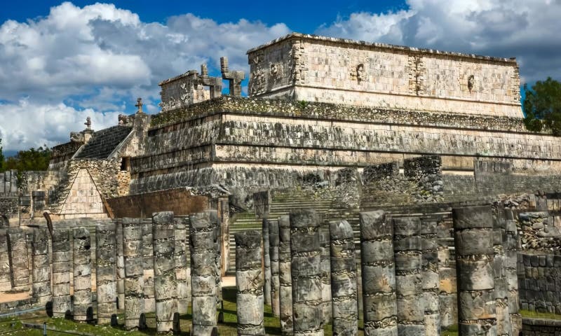 Mayan Pyramid, Chichen Itza, Timelapse 4K Stock Footage - Video of ...