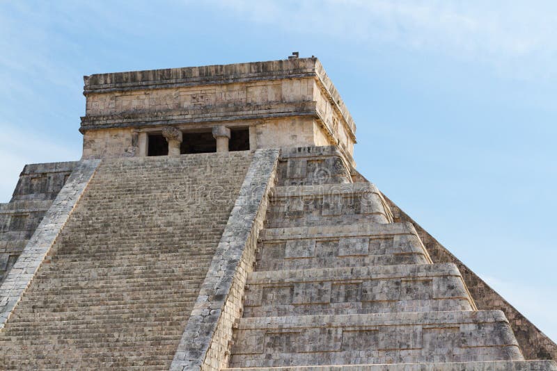 Mayan pyramid stock image. Image of mexico, vacation - 289730001