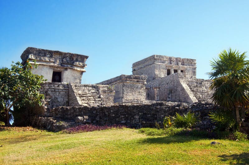 Mayan Pyramid, Tulum, Mexico Stock Image - Image of city, sand: 39912031