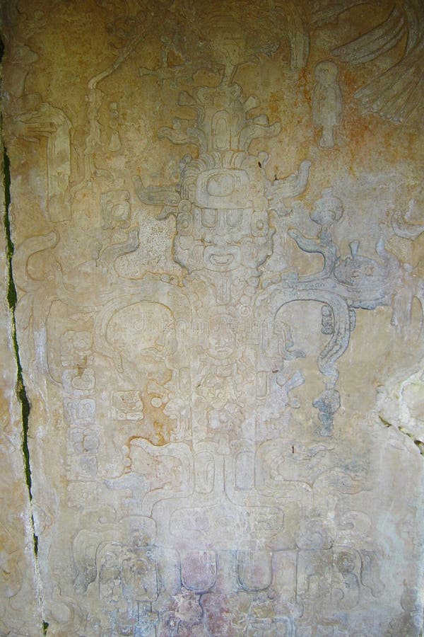 Mayan relief stock photo. Image of tourism, ruins, palenque - 47969800