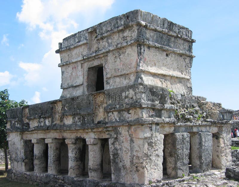 Mayan Ruin Detail at Tulum stock image. Image of ruins - 3935015