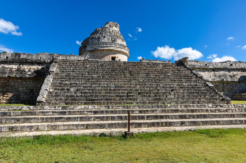 Mayan Ruins - Astronomical Observatory Stock Image - Image of mayan ...