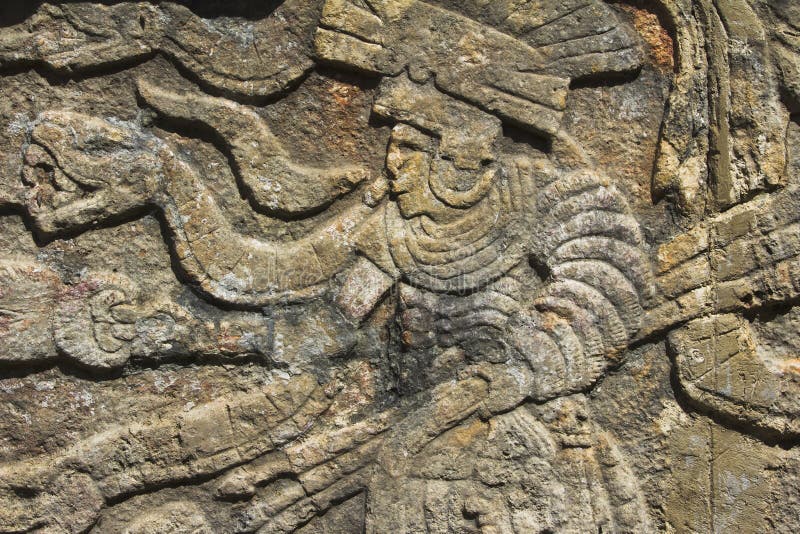 Mayan Sculpture stock photo. Image of snake, serpent - 27253362