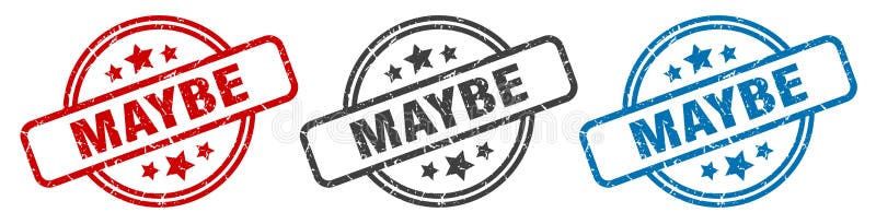 Maybe Stamp Stock Illustrations – 332 Maybe Stamp Stock Illustrations ...