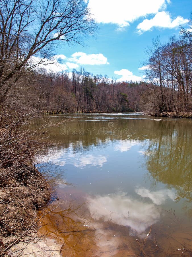 Mayo River at Mayo River State Park Stock Photo - Image of river, rock ...