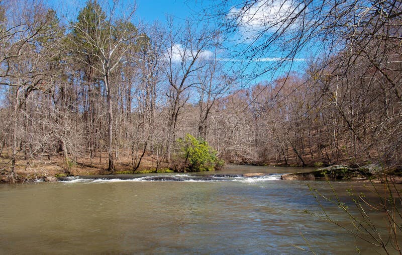 Mayo River at Mayo River State Park Stock Image - Image of hike, park ...
