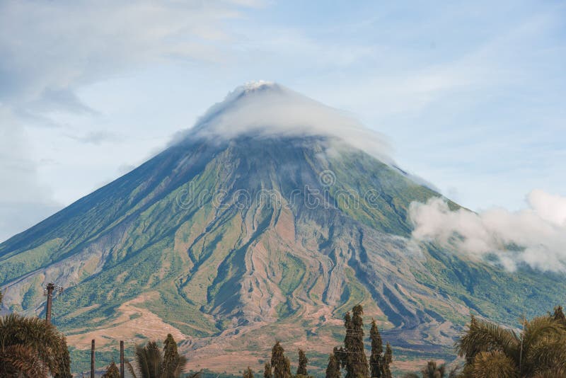 Mayon Volcano, a Famous Landmark in the Bicol Region of the Philippines ...
