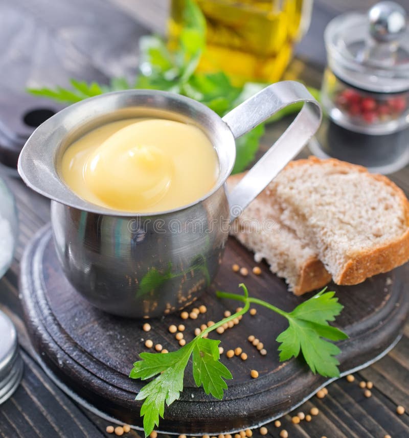 Mayonesa imagen de archivo. Imagen de plato, sano, crema - 40827957
