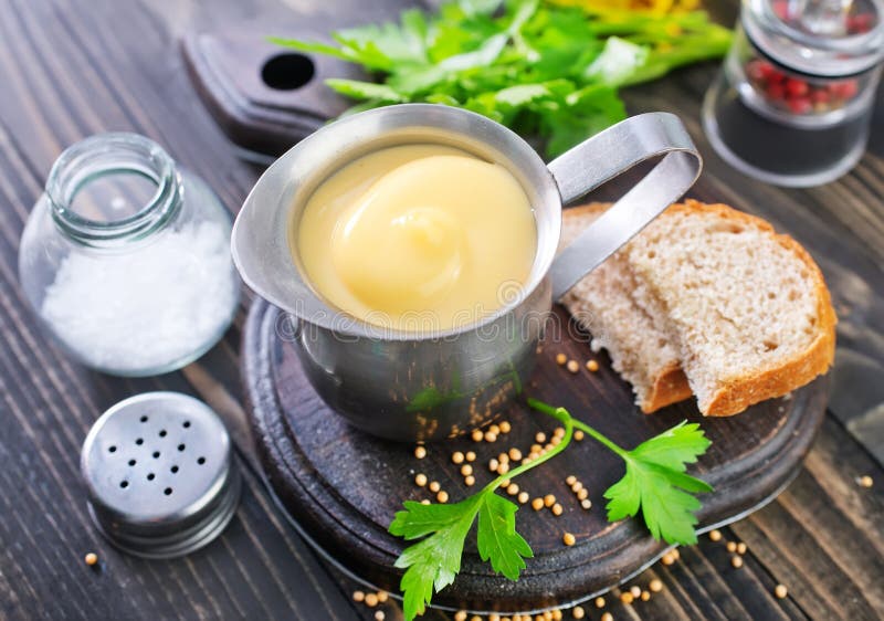 Mayonesa imagen de archivo. Imagen de plato, sano, crema - 40827957