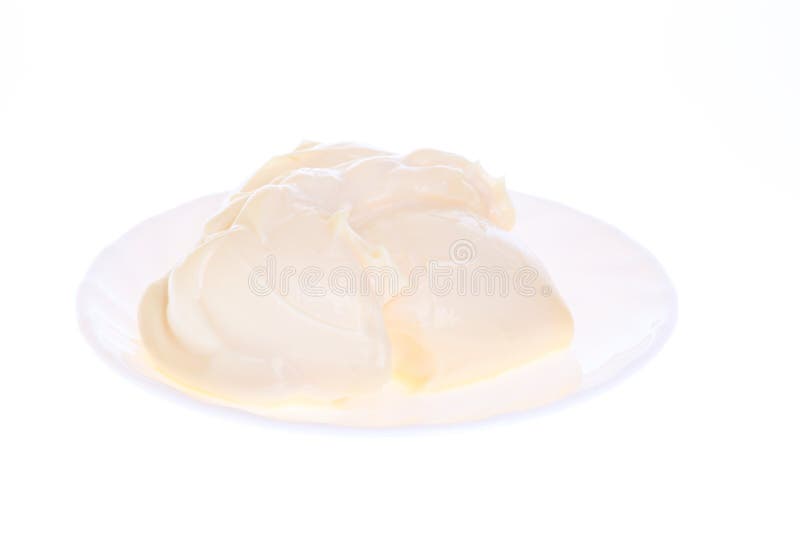 Mayonesa, Crema De La Ensalada Imagen de archivo - Imagen de mayonesa ...