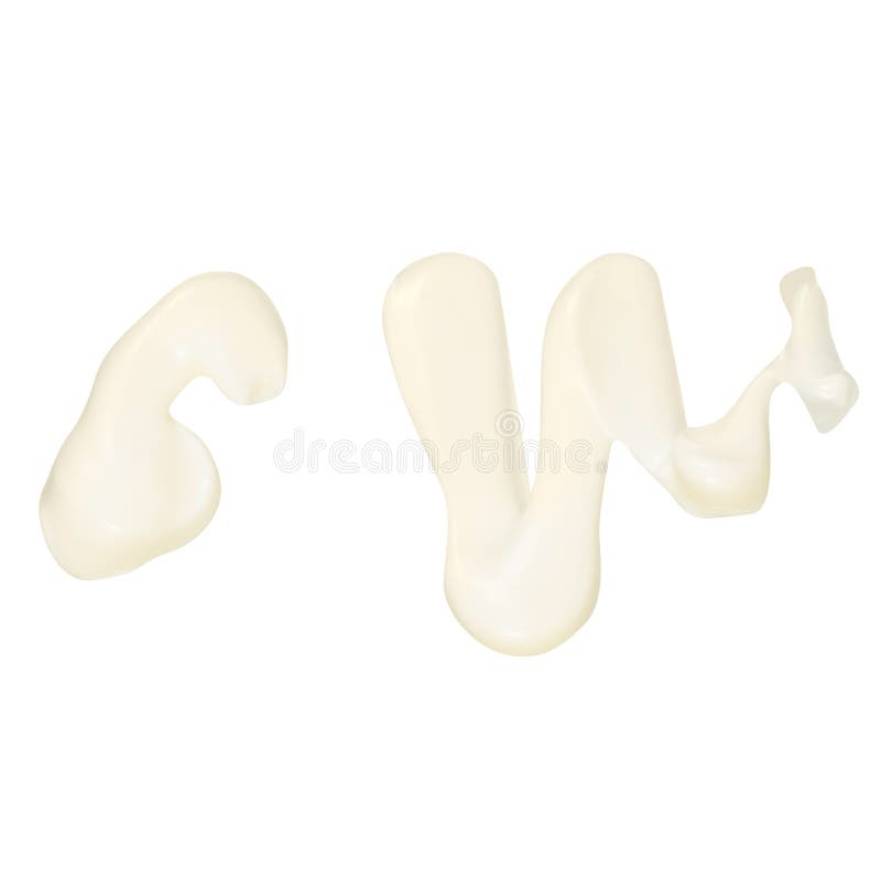 Mayonnaise drops top view stock image. Image of appetizer - 111349047