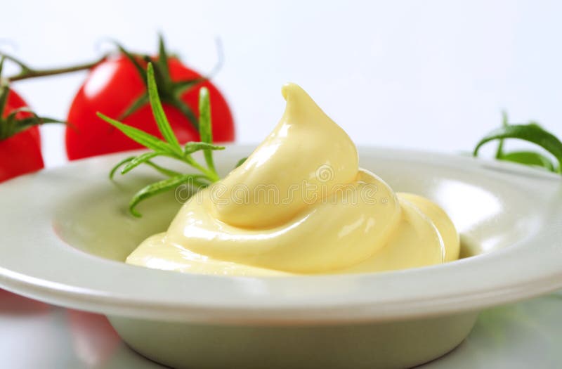 Mayonnaise salad dressing stock image. Image of butter - 44477177