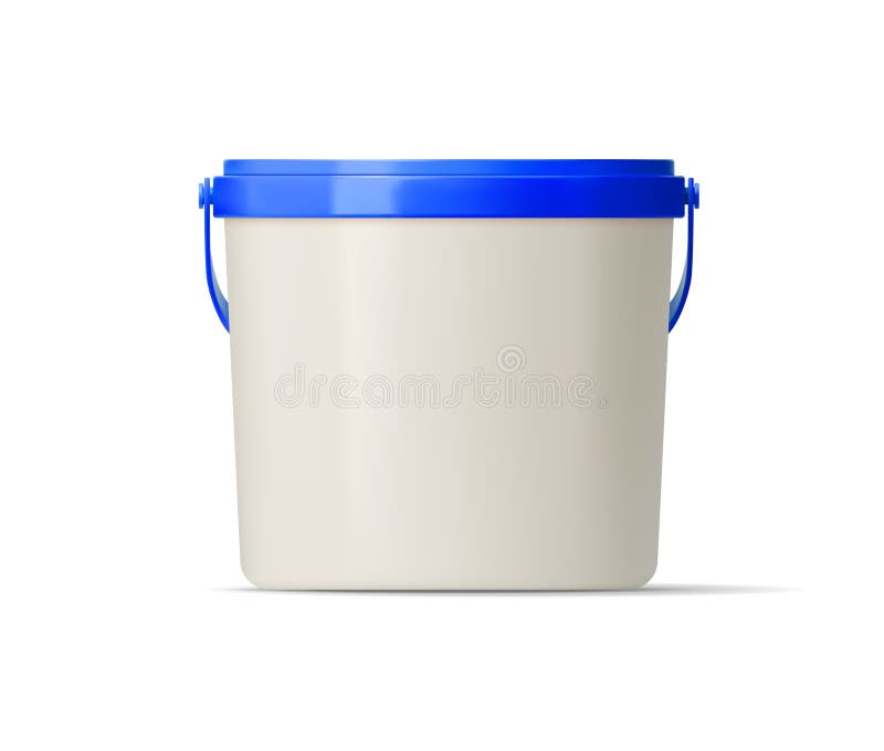 Mayonnaise Sauce Plastic Container Package Bucket Stock Vector ...