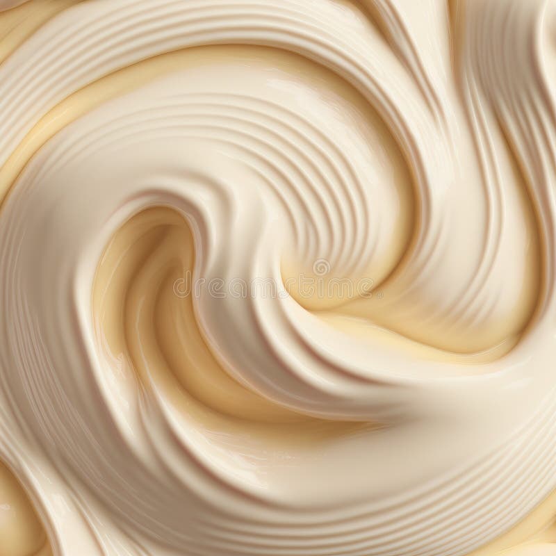 Mayonnaise Sauce Texture. AI Render Stock Illustration - Illustration ...