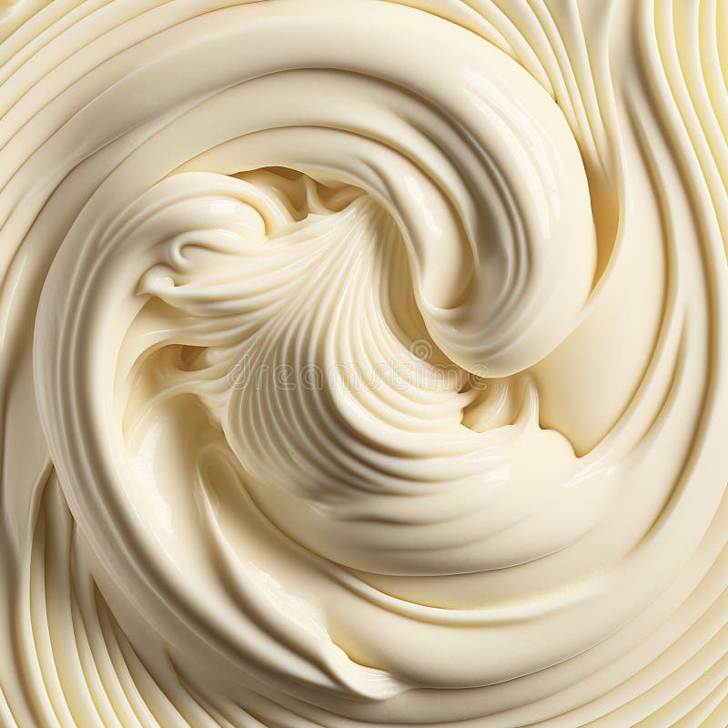 Mayonnaise Swirl Texture Ai Render Stock Photos - Free & Royalty-Free ...