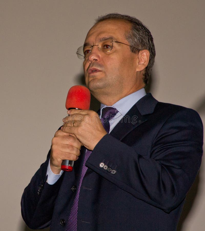 Mayor Emil Boc at the Comedy Cluj Opening Editorial Photography - Image ...