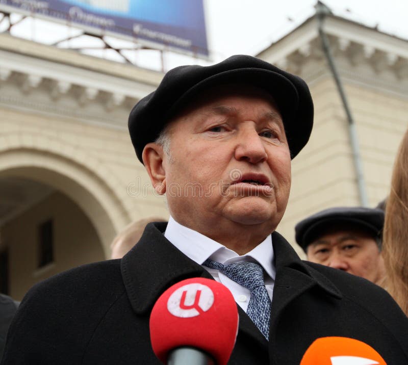 Public Speech of Mayor Luzhkov Editorial Photo - Image of communication ...