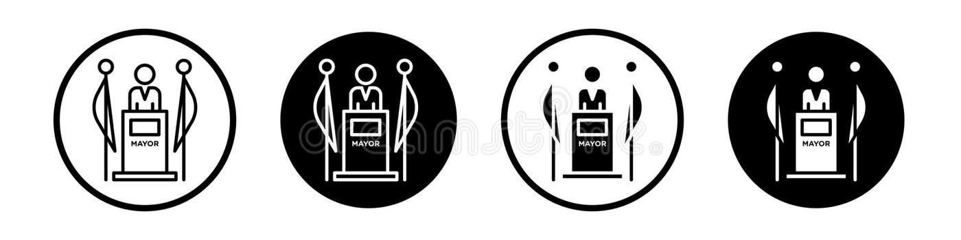 Mayor Icon Stock Illustrations – 570 Mayor Icon Stock Illustrations ...